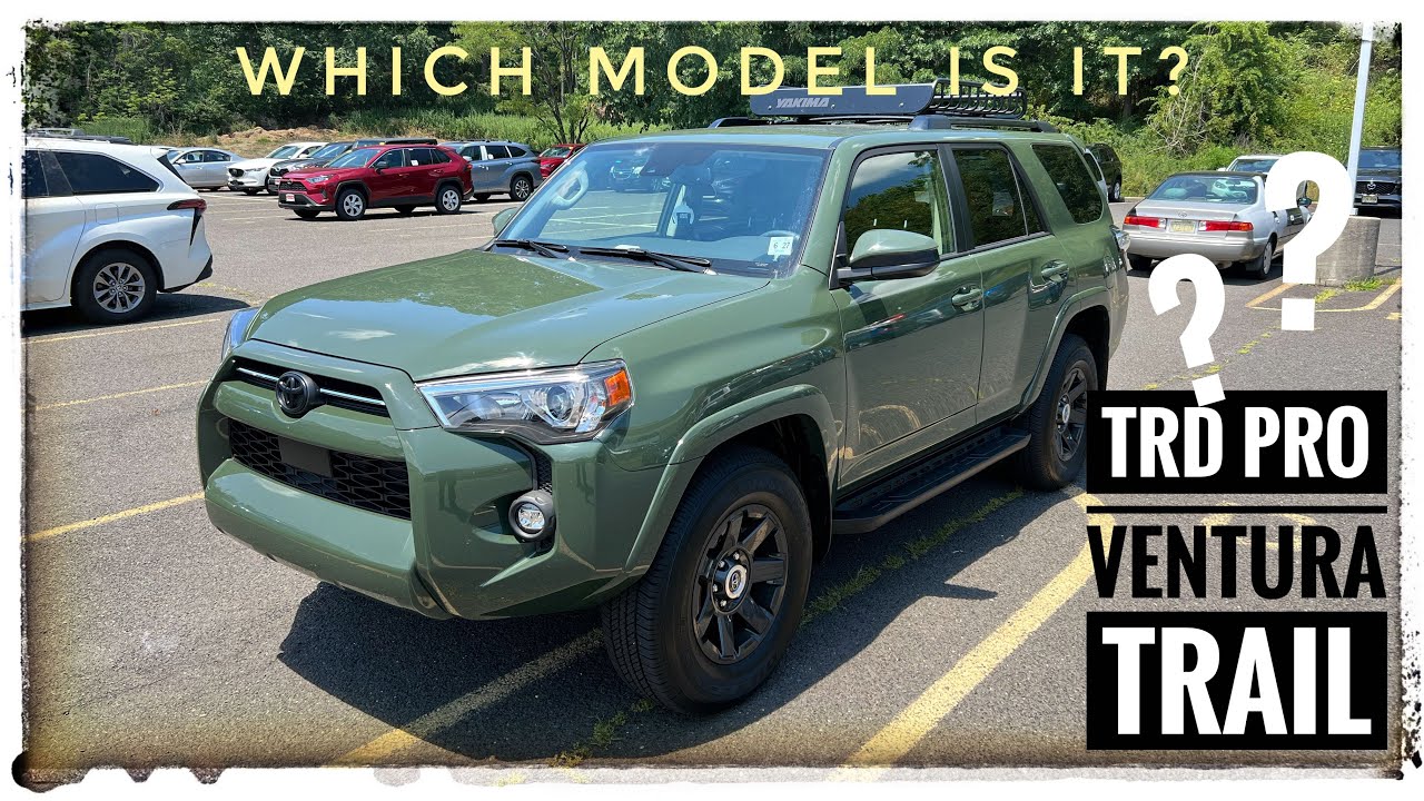 Wait, it’s not the Venture Model? 2022 Toyota 4Runner Trail Special ...