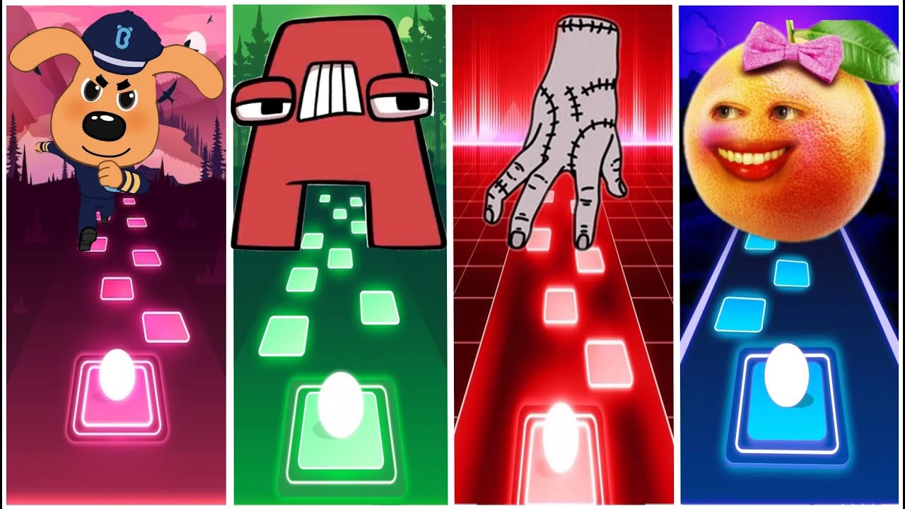 Sheriff Labrador 🆚 Alphabet Lore 🆚 Wednesday Addams 🆚 Annoying Orange ...