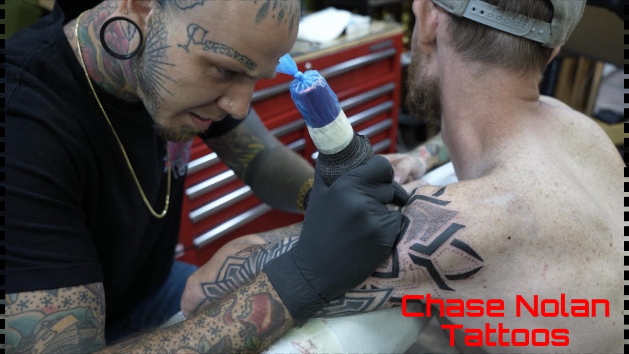 Check Out This Incredible Geometric Sleeve!!! We Got So Much Done ...