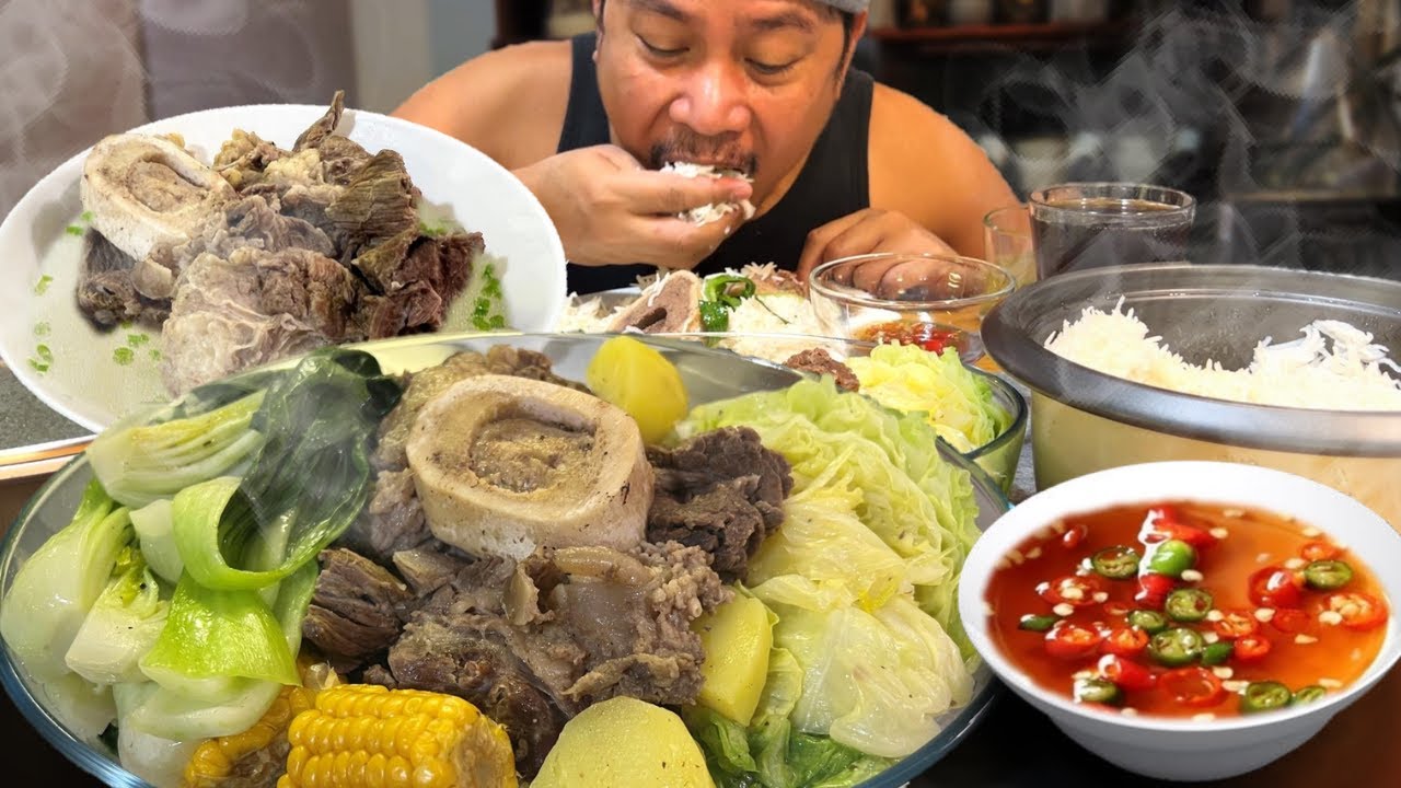 NILAGANG BULALO AT LITID NG BAKA!!! Filipino Food. Mukbang. Love The ...