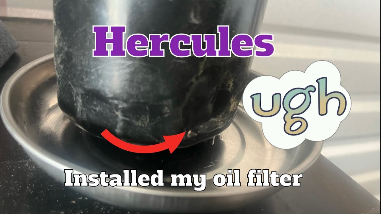 Hercules installed my oil filter 🤨 - YouTube