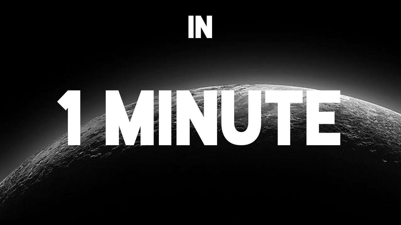 What Happens in Space Every 1 Minute? - YouTube