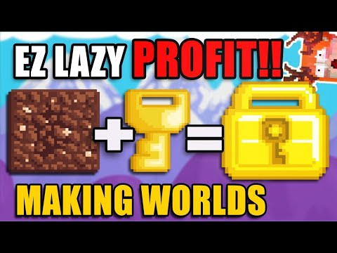[EZ LAZY PROFIT] SOIL+WORLD KEY [Growtopia] - YouTube