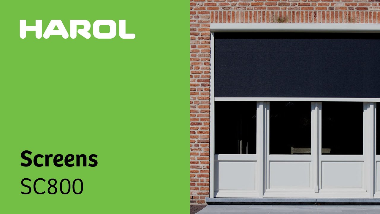 SC800 ZIP Facade - Screens - YouTube