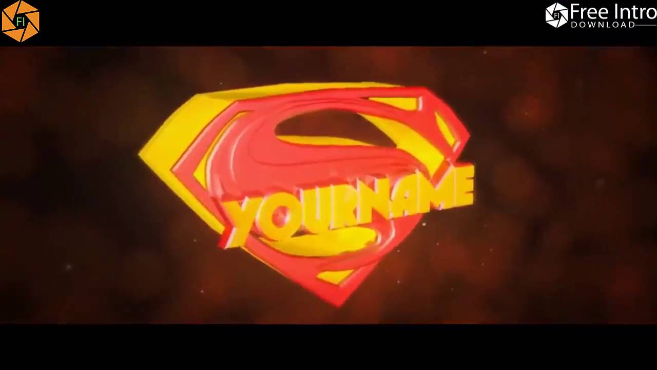 FREE SUPERMAN Intro Template #08 Cinema 4D & After Effects - YouTube