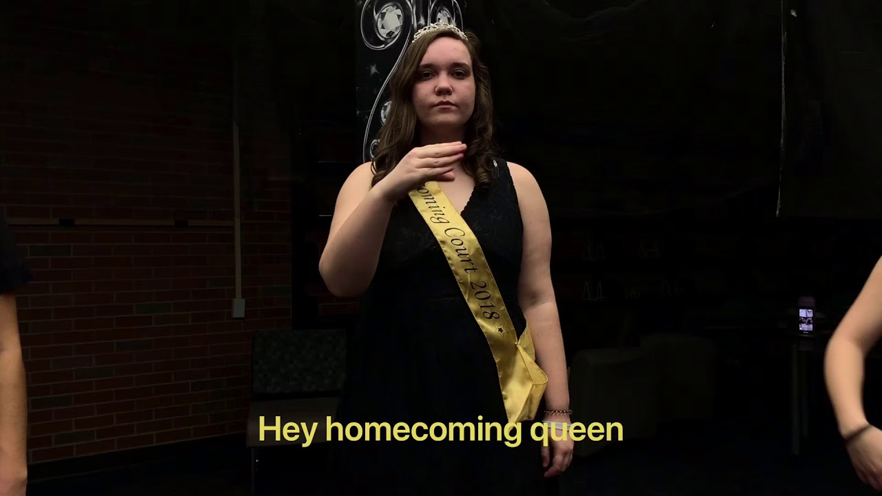 Homecoming Queen ASL - YouTube