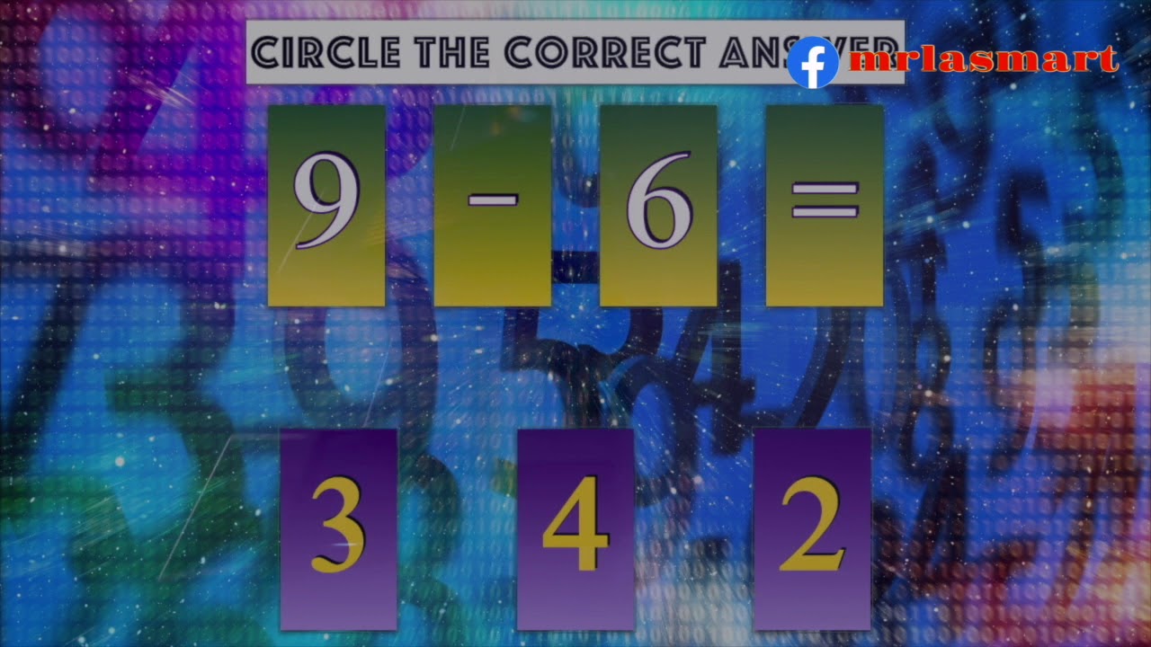 Subtraction | Circle the correct answer | Merryland Academy Digital ...