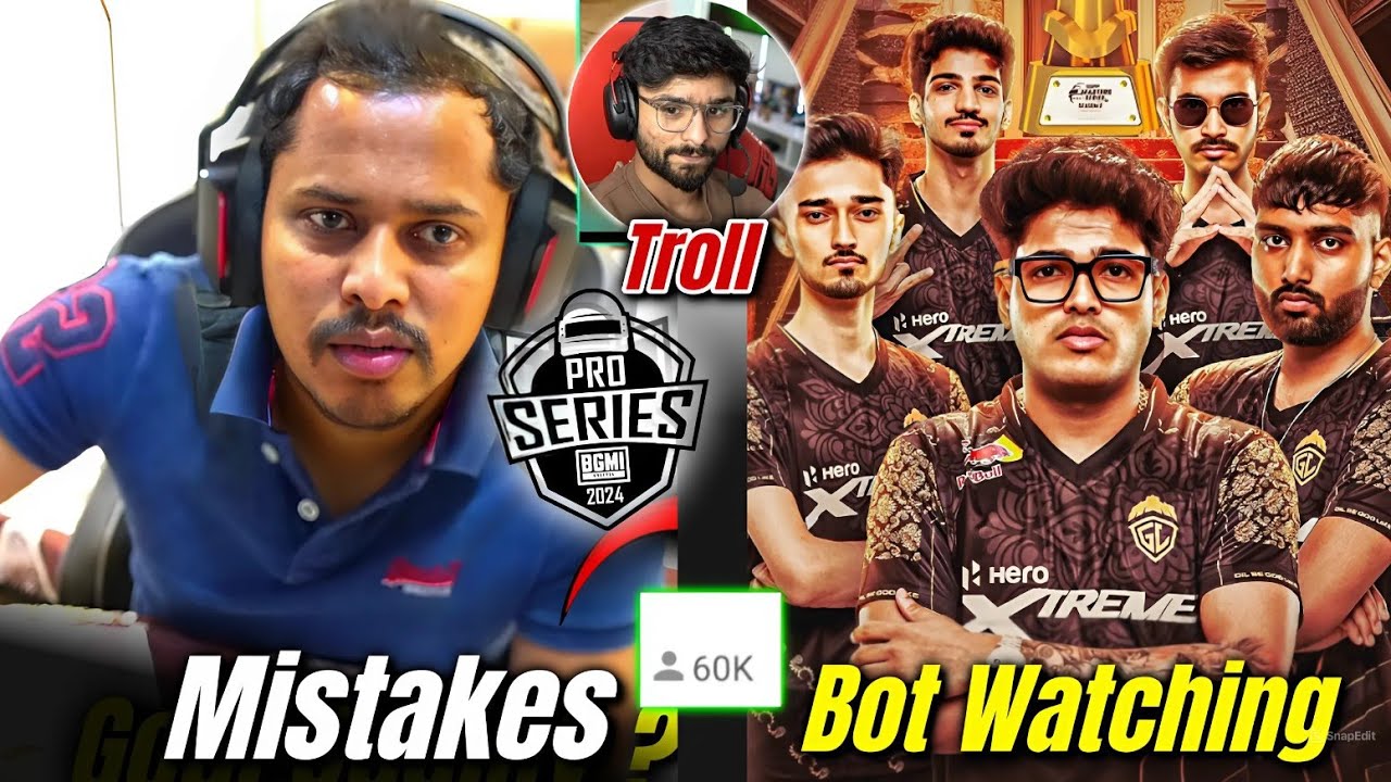 Lolzz On Bot Watching 😧|Godl Mistakes 😳| Sensei Troll Bot Watching 😄 ...
