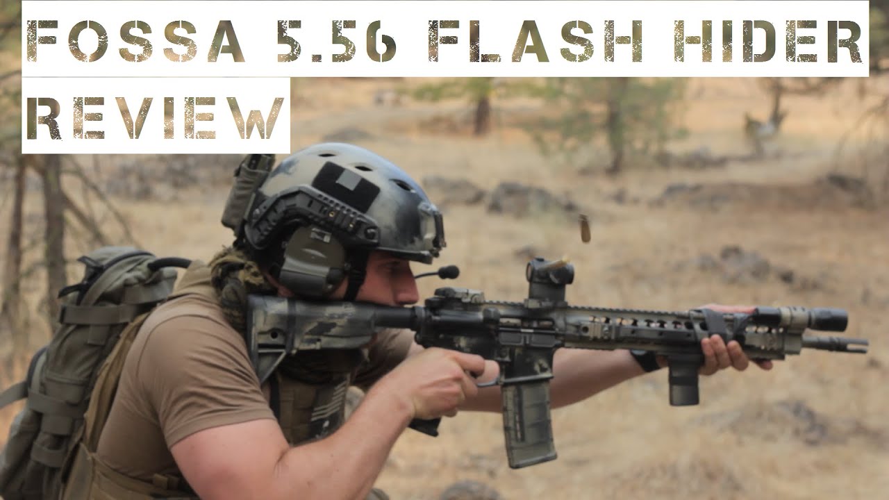 Review: FOSSA 5.56 Flash Hider - White Sound Defense - YouTube