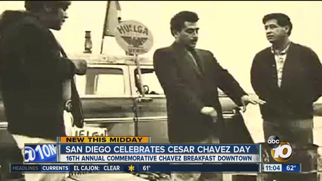 Cesar Chavez celebrated in San Diego - YouTube