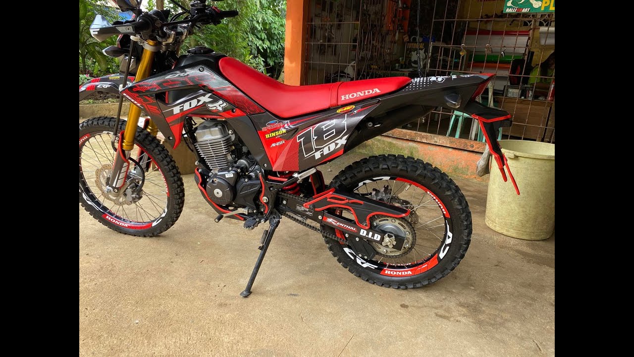 CRF BLACK LATEST MODEL! CRF DECALS DESIGN. - YouTube