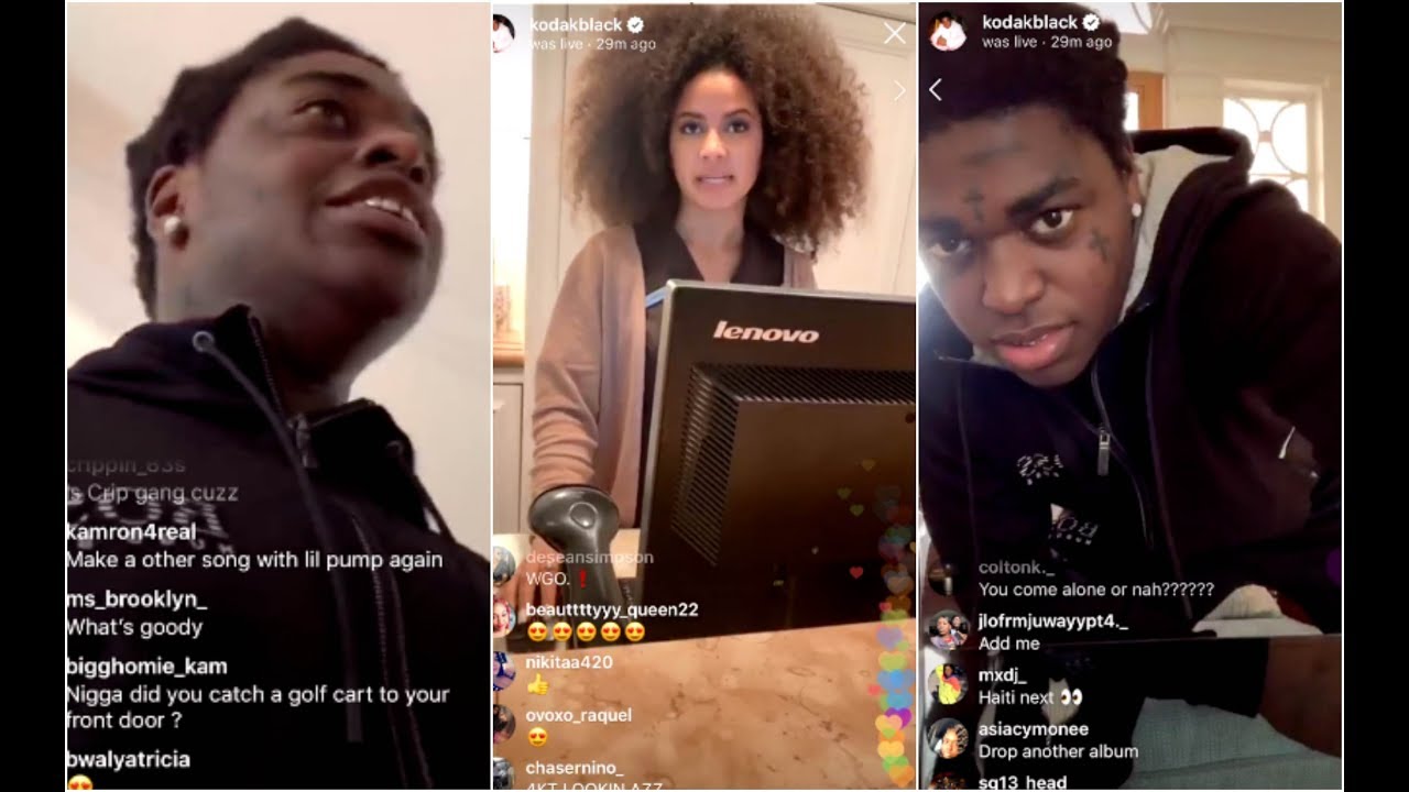 Kodak Black Flirts With Cute Girl At Massage Spa - YouTube