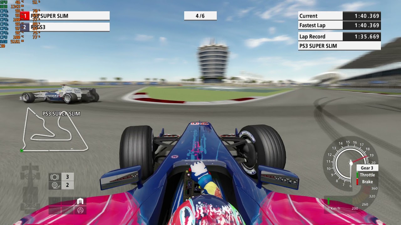 F1 2006 Championship Edition Multiplayer RPCS3 and PS3 Testing - YouTube