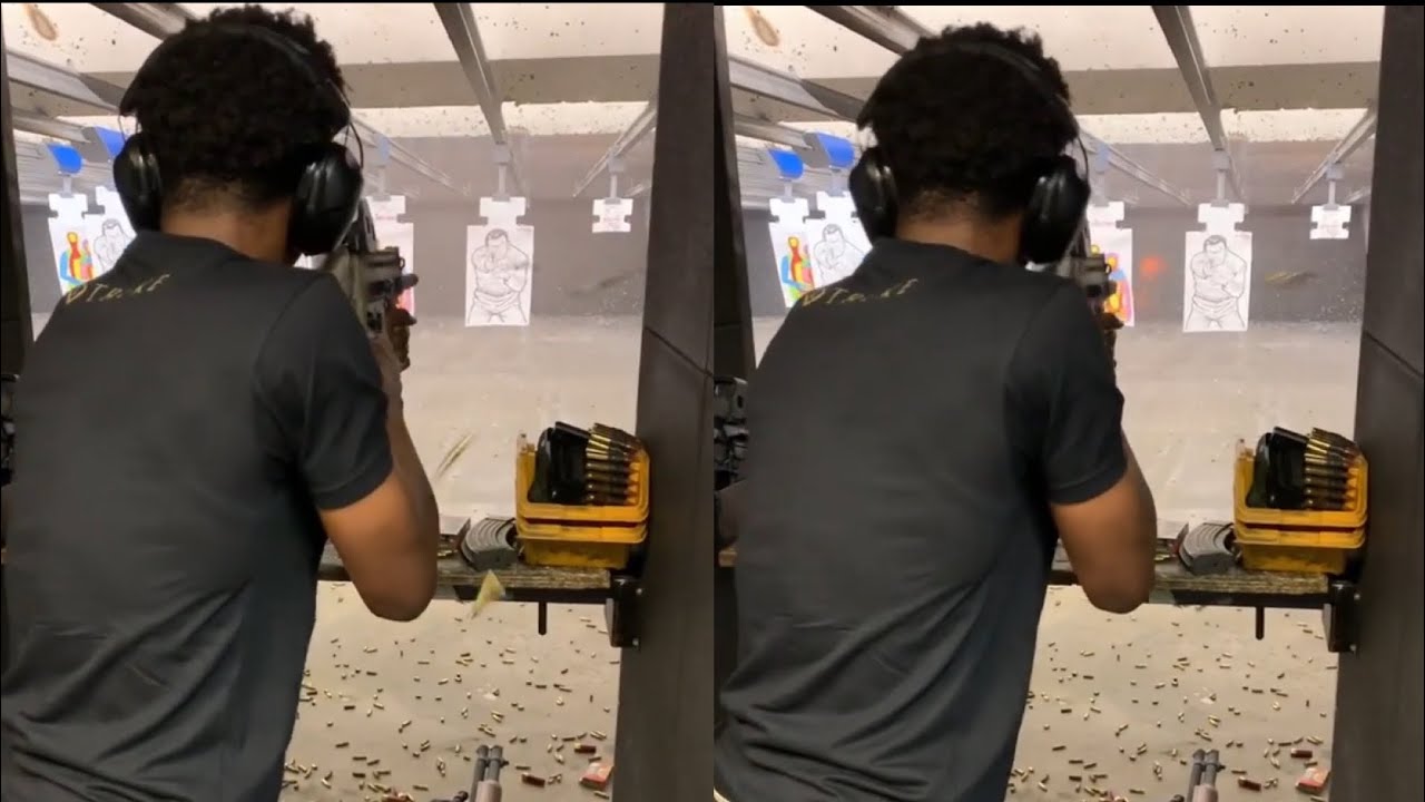 A Boogie Wit Da Hoodie Shooting With An Assault Rifle - YouTube