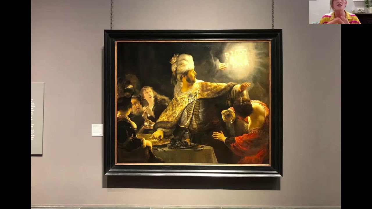 Rembrandt, Belshazzar's Feast, about 1636-8 - YouTube