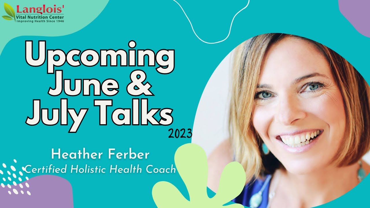 Upcoming Talks with Heather Ferber, Certified Holistic Health Coach ...