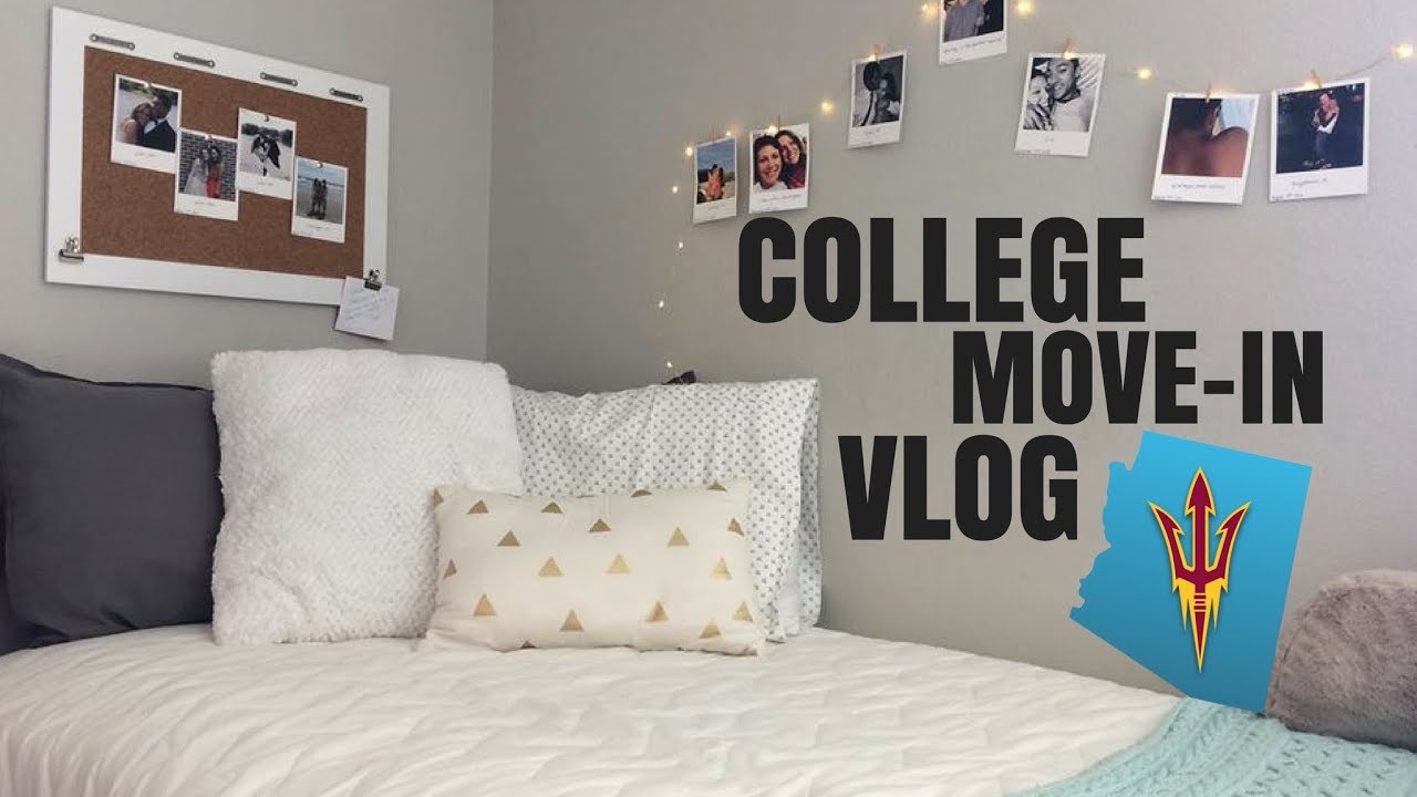 College Move-In Vlog | FRESHMAN YEAR - YouTube
