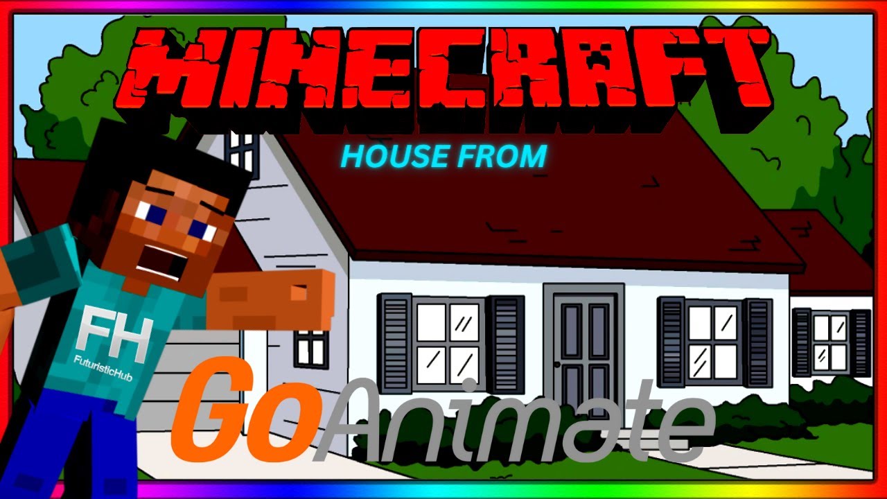 AN ACTUAL GOANIMATE HOUSE IN MINECRAFT | Vyond Mod - YouTube