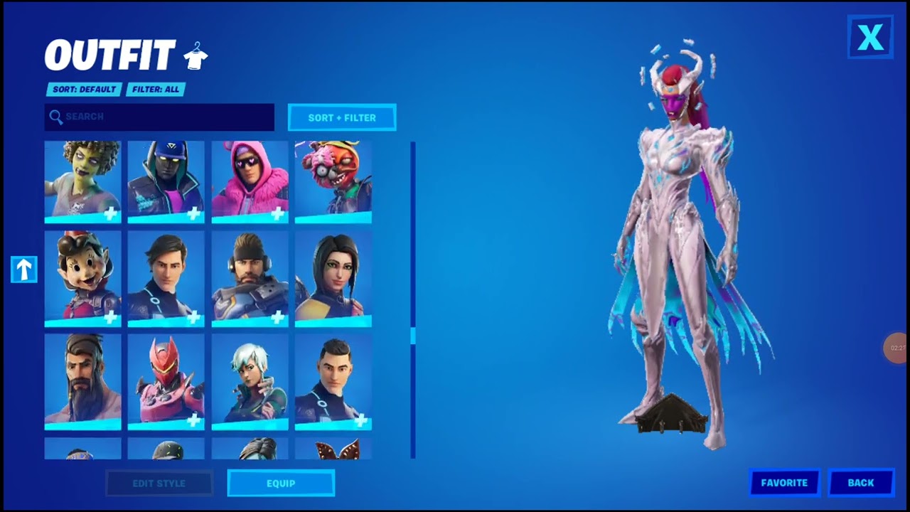 Ezfn.dev skin showcase On MOBILE!! - YouTube