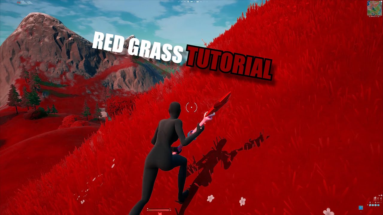 Tutorial: How to Make *RED GRASS* like LMGK, Rambo, Flea, 12 Hours ...