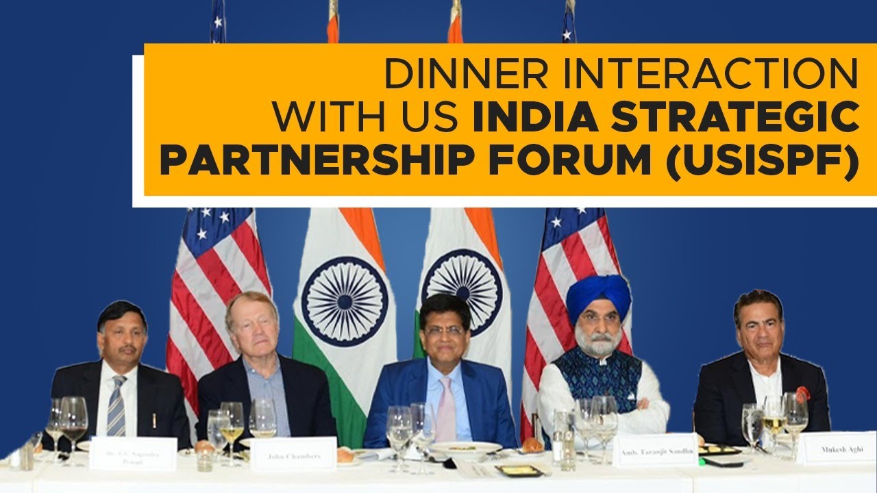 Dinner interaction with US India Strategic Partnership Forum (USISPF ...