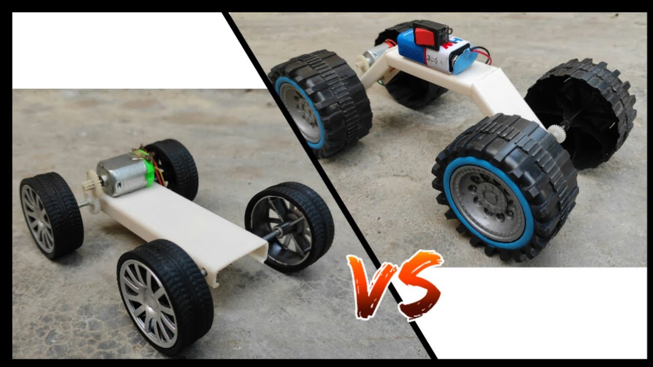 How To Make Dc Motor Car At Home Easy | 2 Easy Dc Motor Cars - YouTube