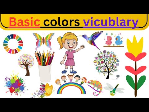 Learn Colors with Sentences | Basic Colors for Kids | Rainbow Colors ...