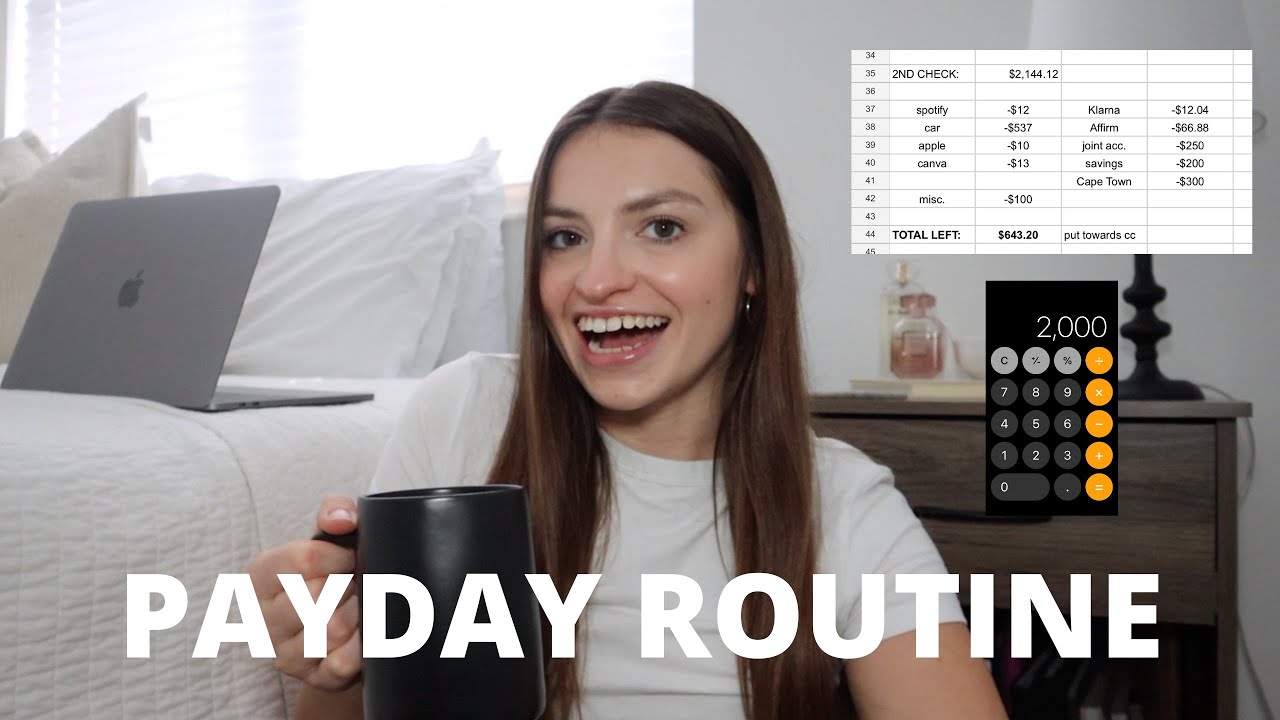 $2,000 PAYDAY ROUTINE 💰: budgeting to prioritize debt pay off ...