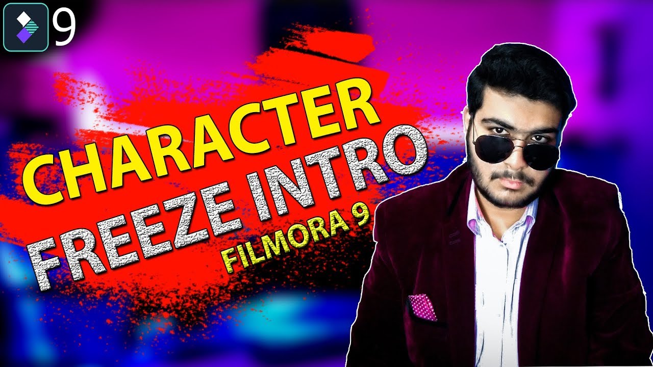 FILMORA 9 | HOW TO | MAKE CHARACTER FREEZE FRAME EFFECT | CHARACTER ...