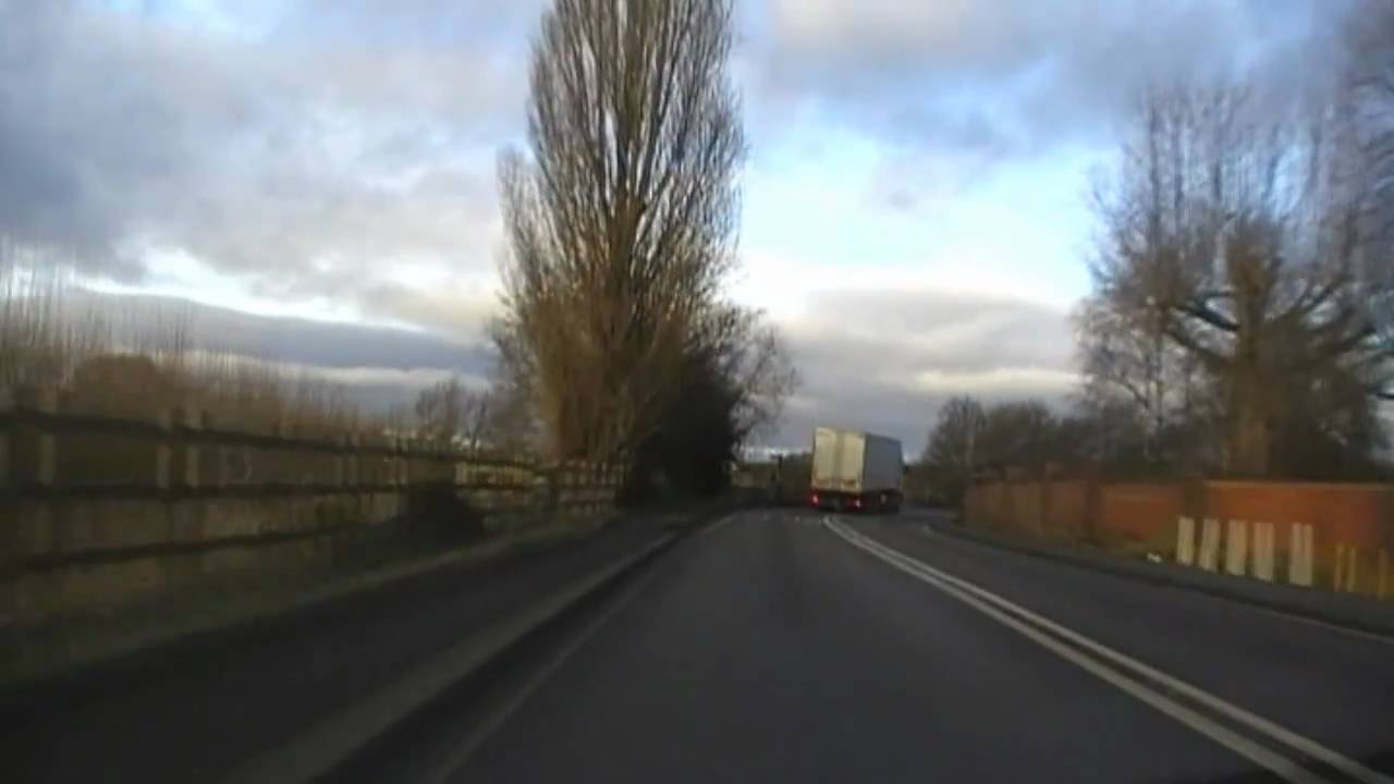 Driving On The A4103 From Bransford To Worcester, Worcestershire ...
