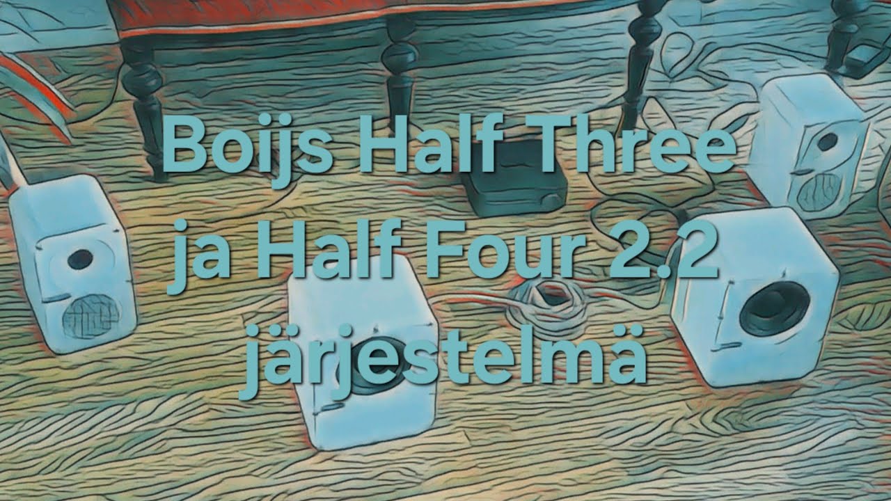 Testissä suomalaiset kaiuttimet Boijs Half Three ja Half Four - YouTube