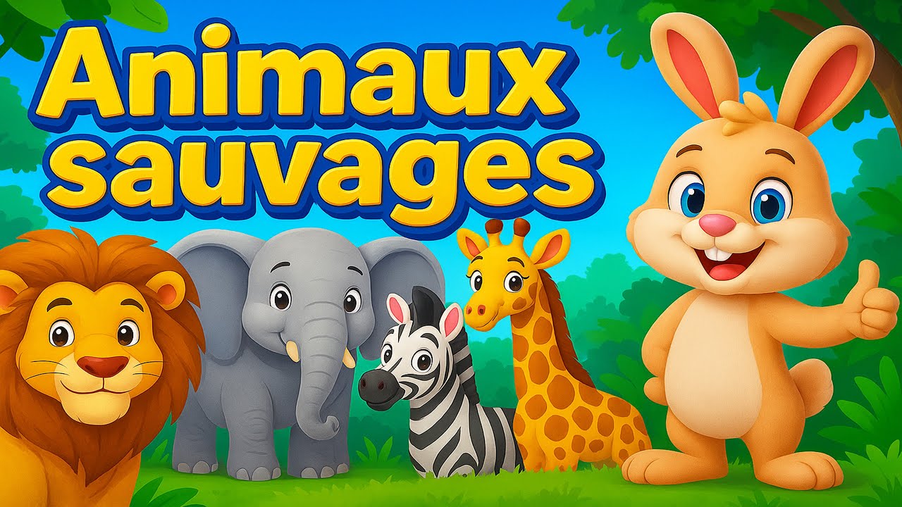 Les grands animaux sauvages – The big wild animals - YouTube