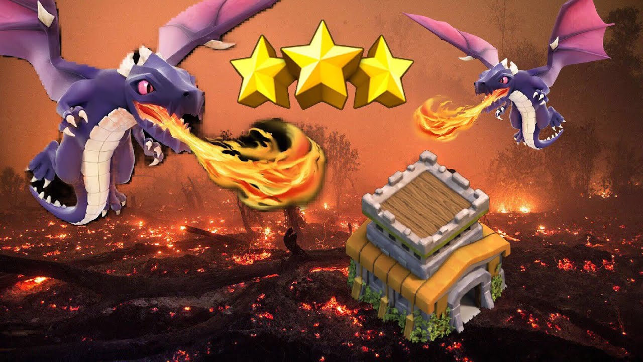 CoC Tutorial #10: Drachen 3 Sterne Rh7 / Rh8 | Deutsch / German - YouTube