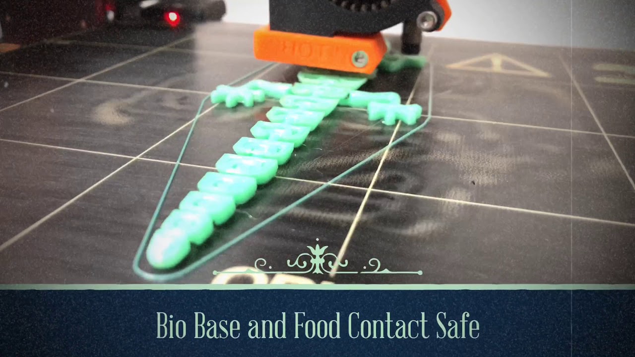 Filatech PLA 3D Printing Filament - Green Lizard - YouTube