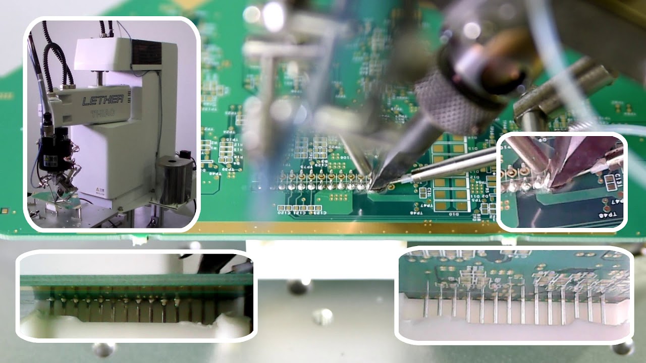 자동 납땜 로봇 솔더링(Auto robot Soldering) - Drag Soldering #03 - YouTube