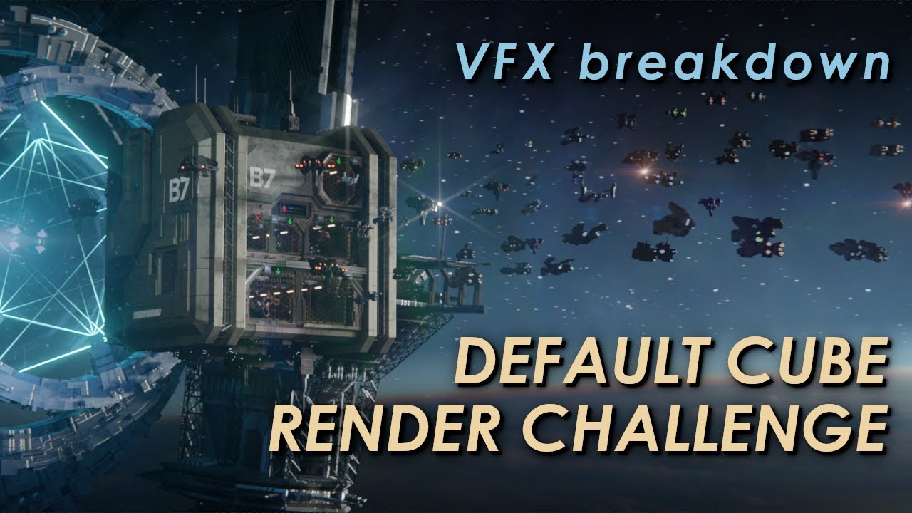 Default Cube Render Challenge | 11th place | Blender VFX Breakdown - YouTube