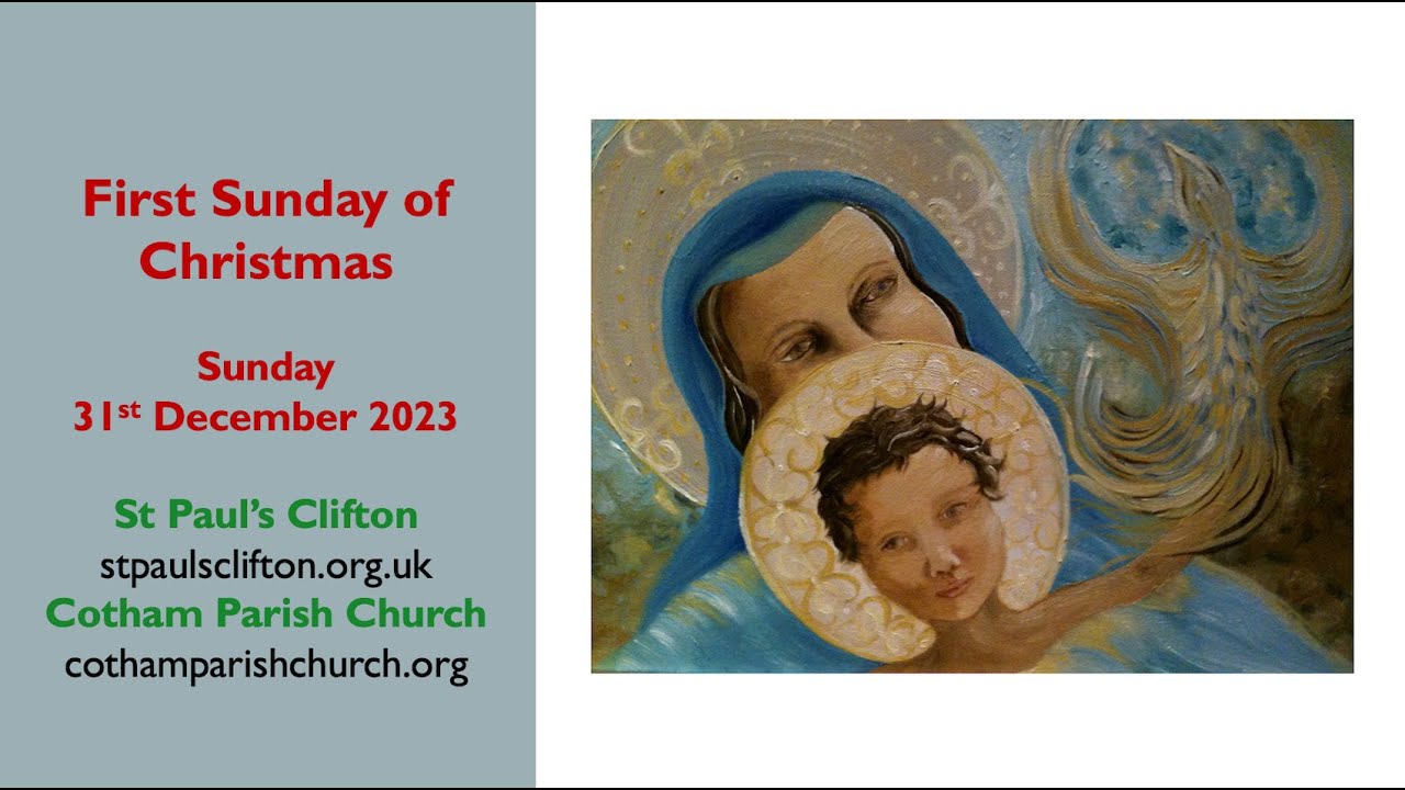 Eucharist Sunday 31st December - YouTube