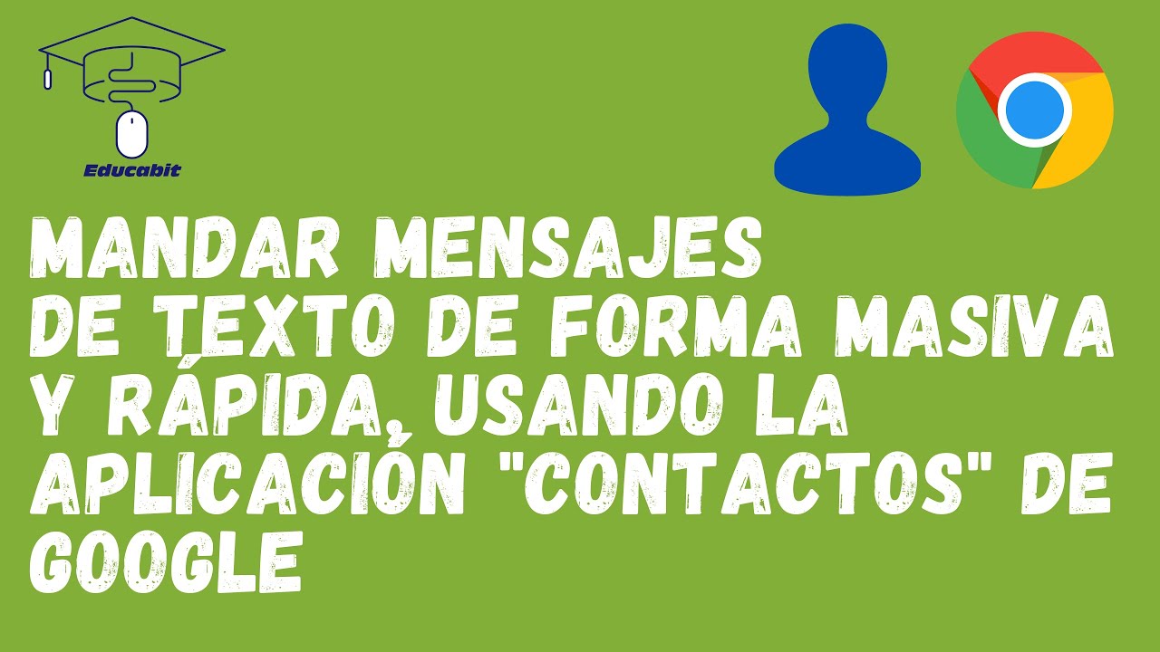 MANDA MENSAJES DE TEXTO DE FORMA MASIVA - YouTube