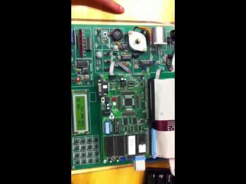 Vehicle simulation on 68hc12 microcontroller - YouTube