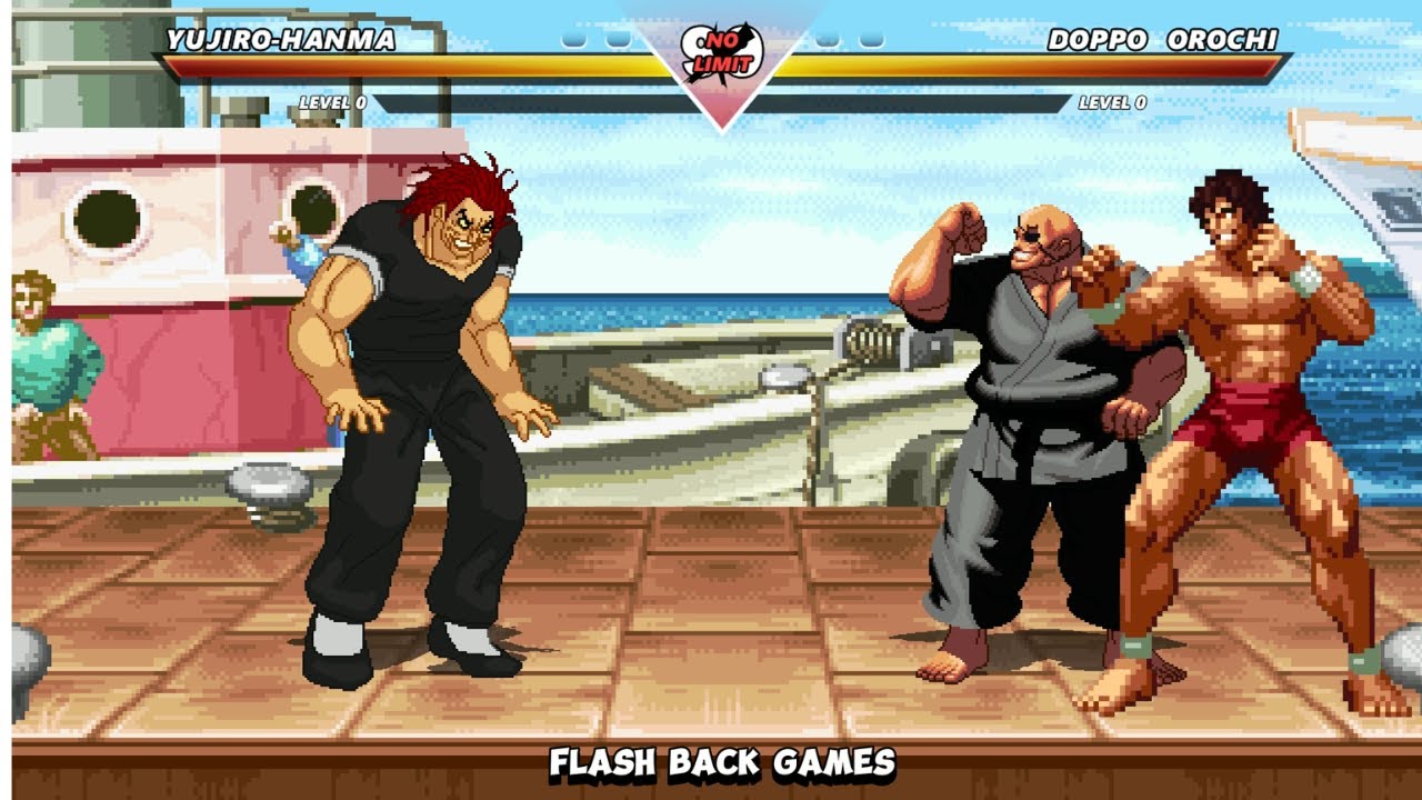 YUJIRO HANMA VS DOPPO OROCHI & BAKI HANMA! - YouTube