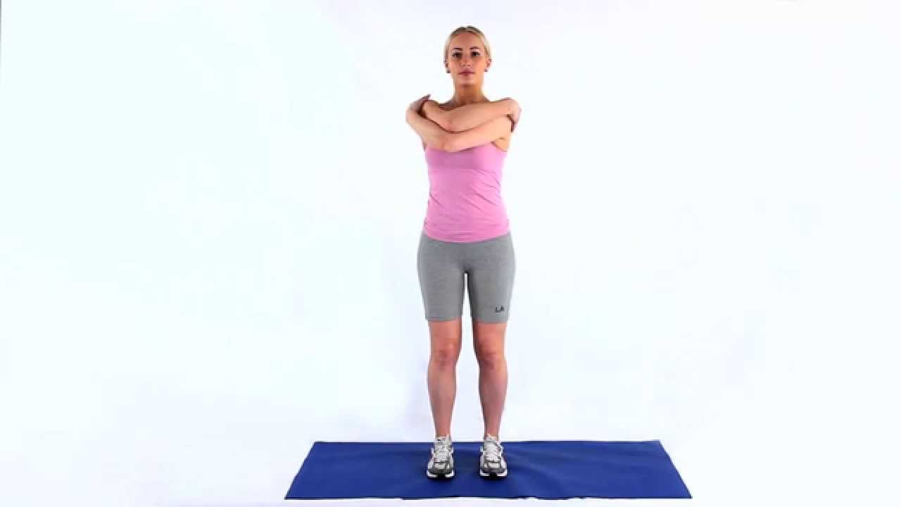 Standing rotation exercise for the back - YouTube