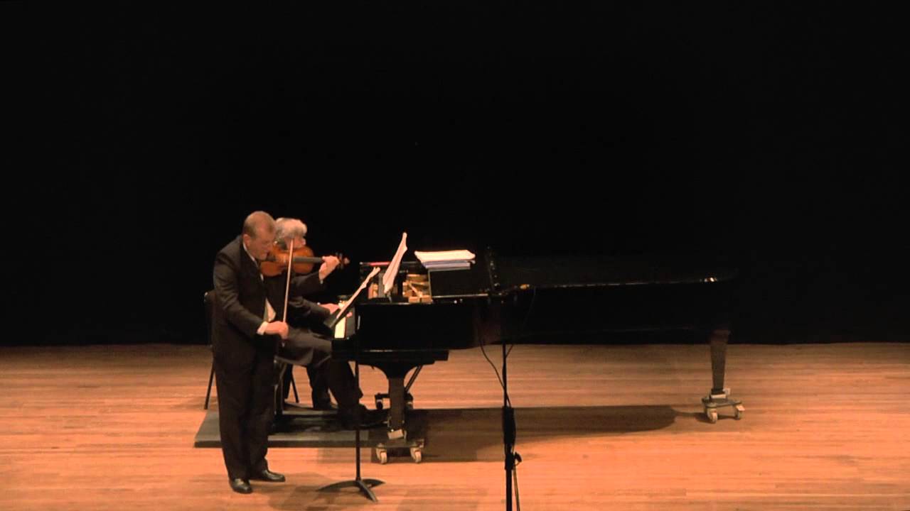 Alberto Favero con Fernando Favero Ravel Sonata en Sol 3er Mov ...