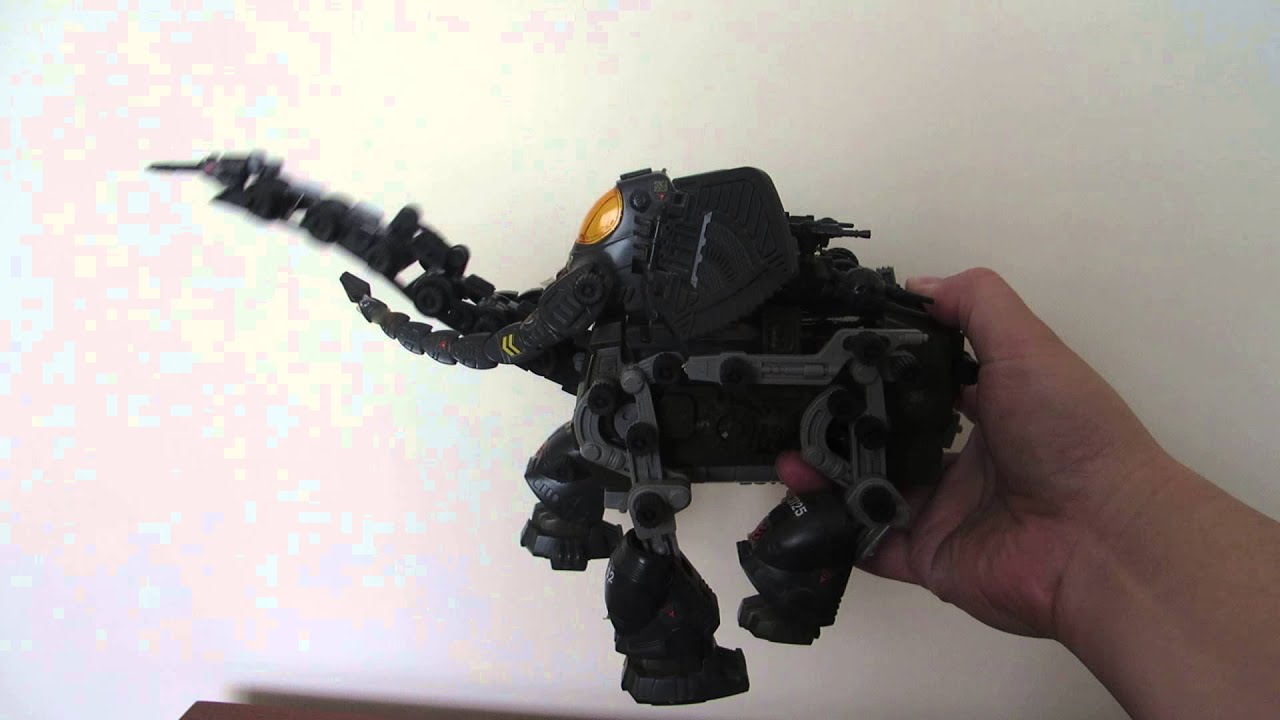 Zoids Mammoth walking in air - YouTube
