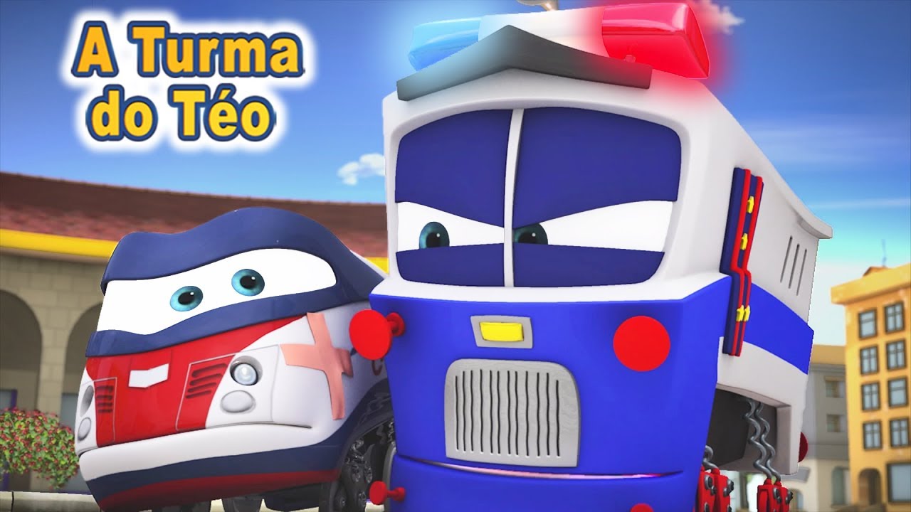 🚉A Turma do Téo em: Uma lição de segurança| Desenho animado para ...