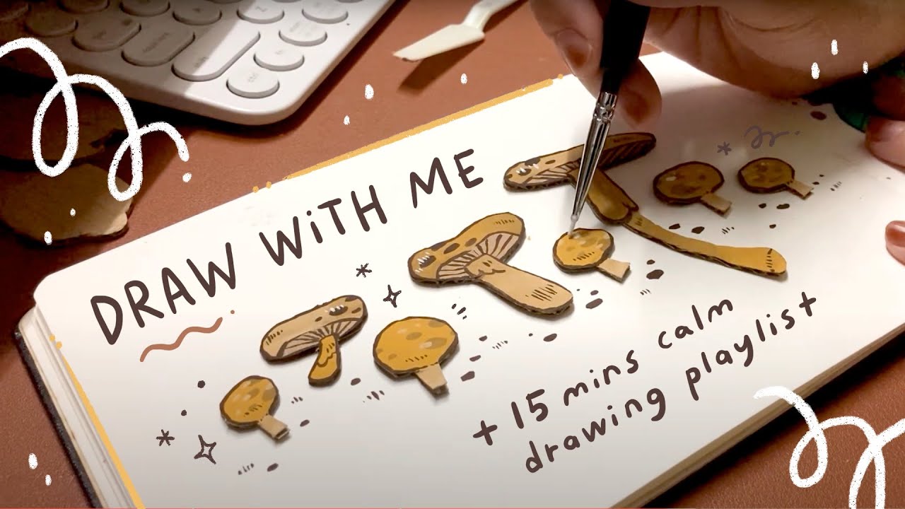 Draw With Me - Peaceful & calm songs when you draw, make arts or ...