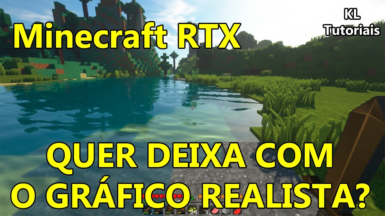 MINECRAFT RTX - GRÁFICO REALISTA - YouTube
