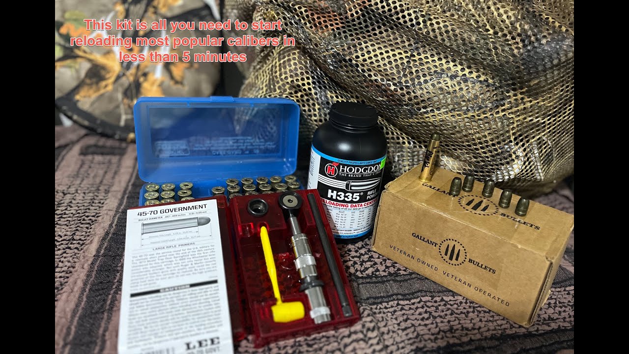 DIY and save money by reloading by hand. Here's how I'm reloading my 45 ...