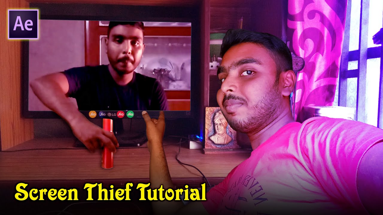 Zach King Style Green Screen Trick The Screen Thief Tutorial - YouTube