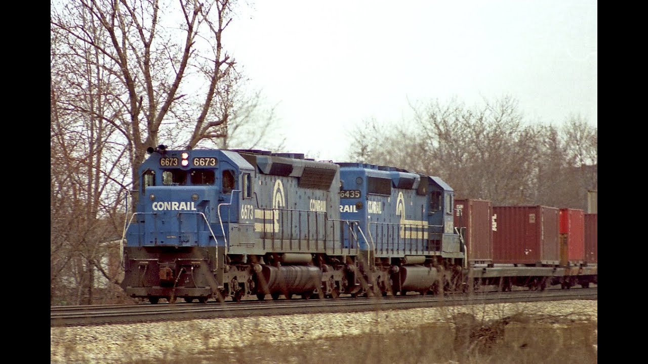 Classic Conrail & GT at South Bend & Mishawaka, IN 1983 - YouTube
