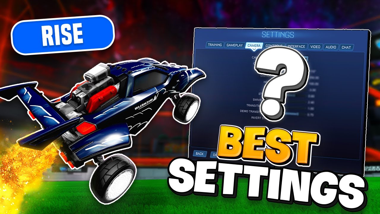BEST Pro Rocket League Settings! RISE Settings 2025 (Camera, Deadzone ...